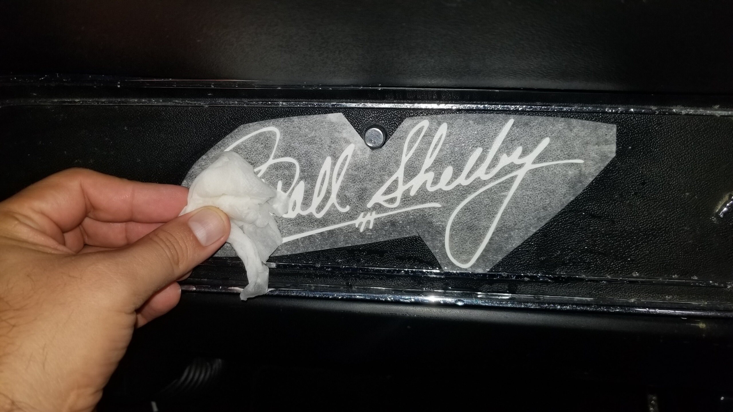 Carroll Shelby Signature Decal: White Vinyl Cut Out + Bonus Decal - Etsy