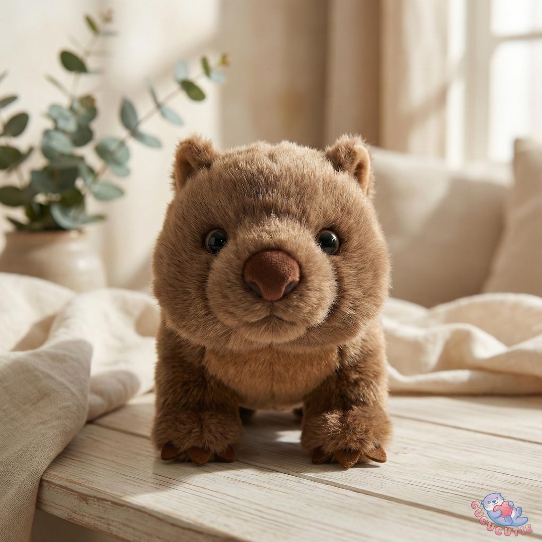 Kawaii Wombat Stuffed Animal Plush Pillow,emotional Support Wombat ...