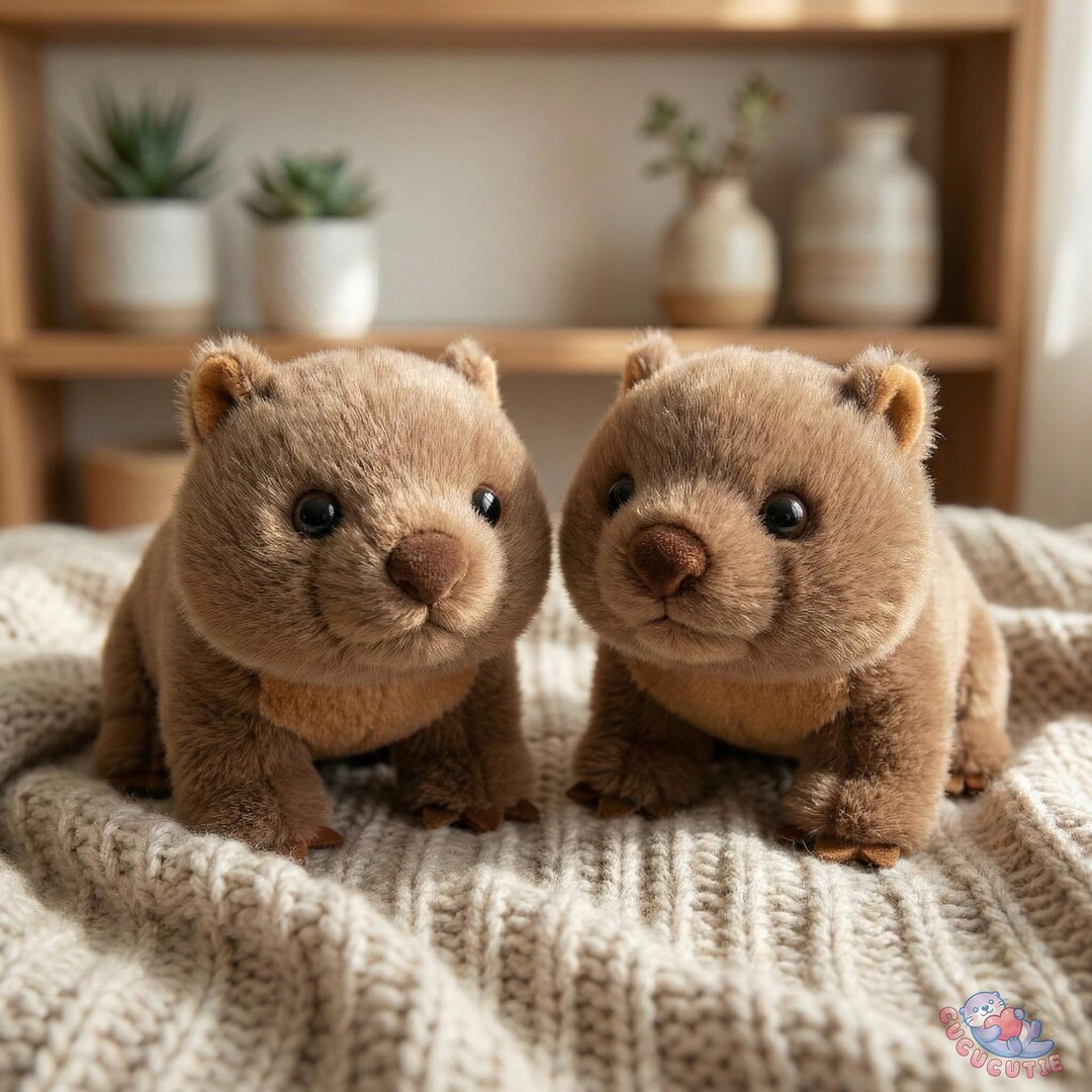 Emotional Support Wombat Stuffed Animals Plush,anxiety Relief Stuffed ...