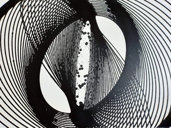 Acrylic paint pendulum art | Etsy