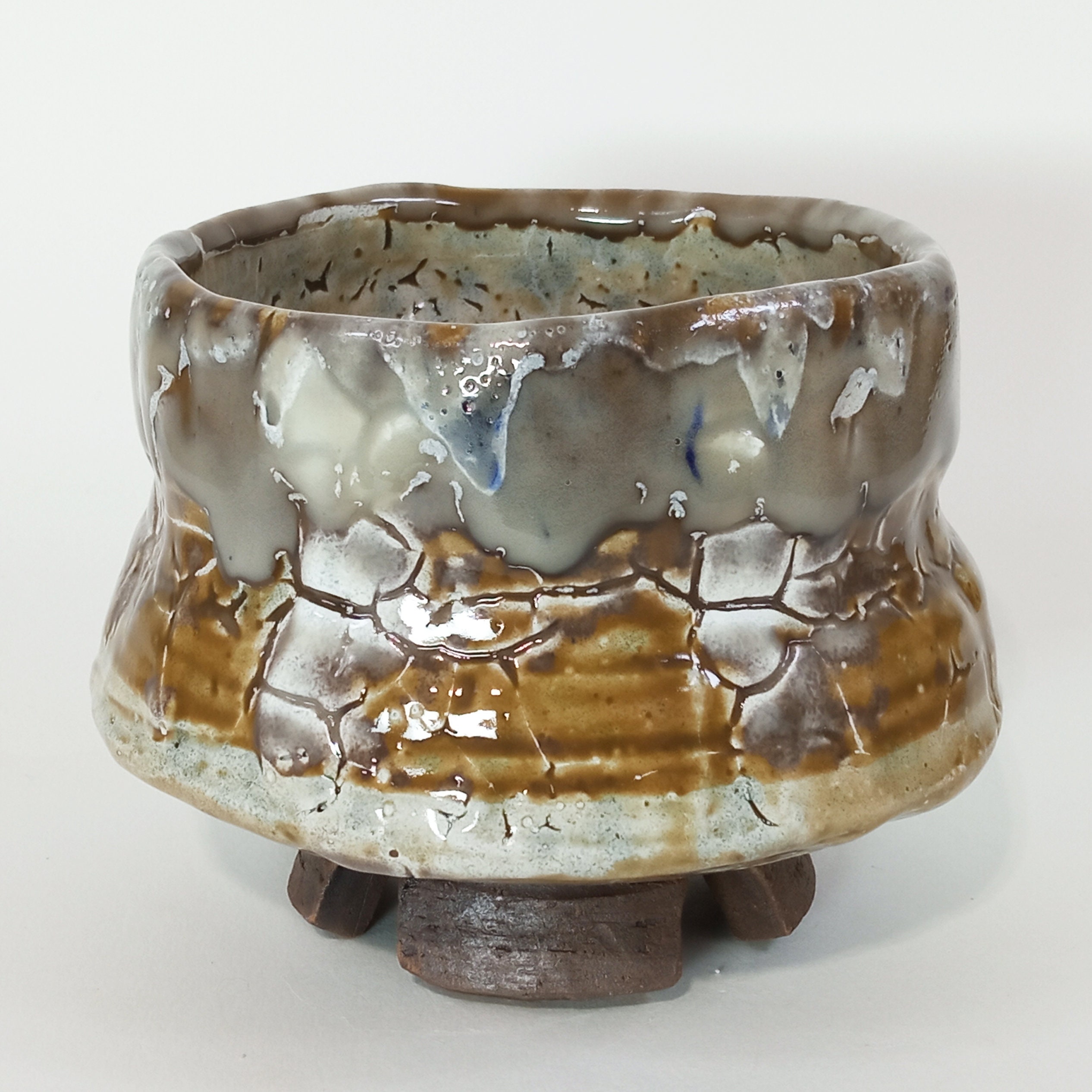 Chawan With Foot, 12.5 X 10 Cm. Handmade Teabowl. Stoneware Studio ...