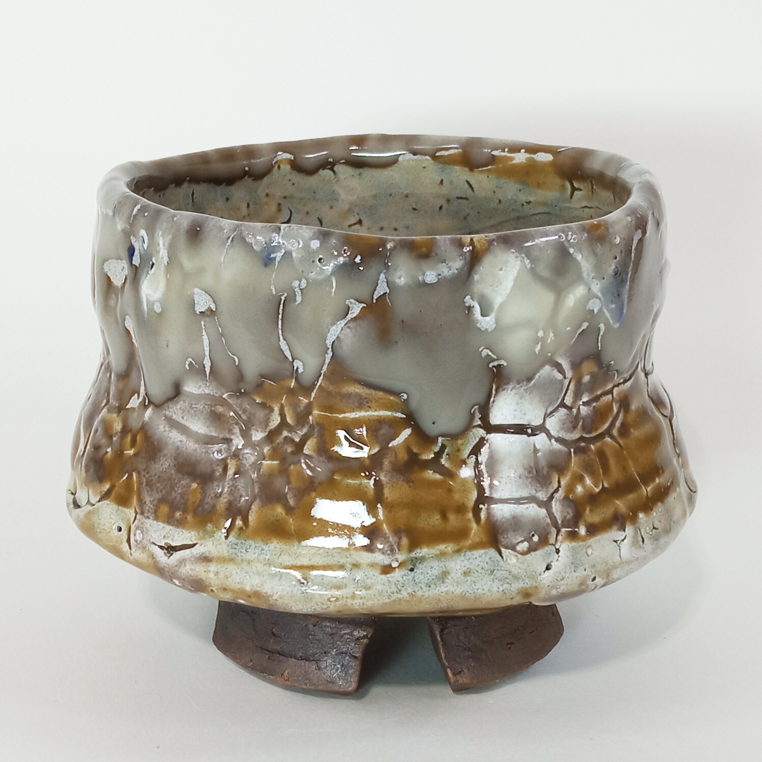 Chawan With Foot, 12.5 X 10 Cm. Handmade Teabowl. Stoneware Studio ...