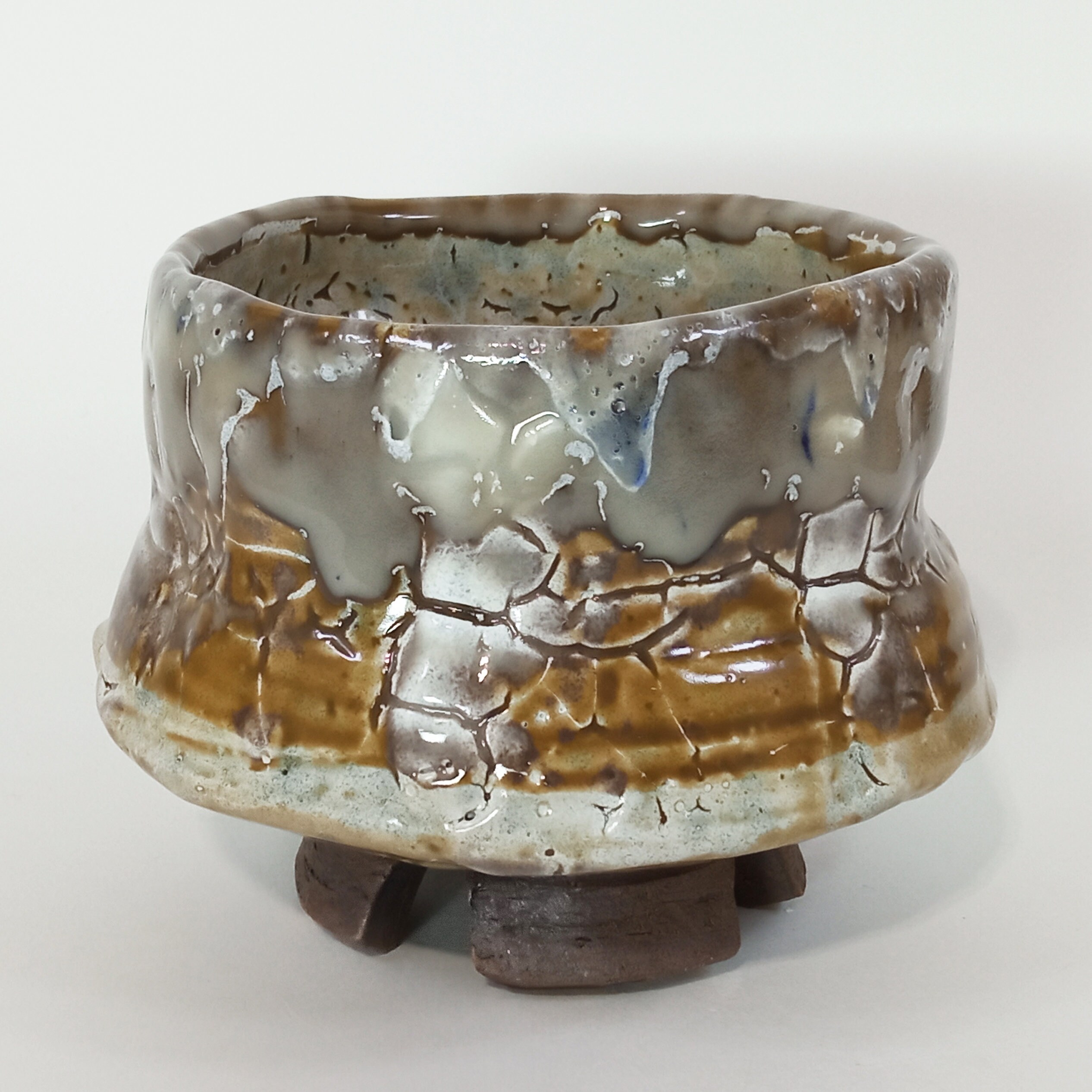 Chawan With Foot, 12.5 X 10 Cm. Handmade Teabowl. Stoneware Studio ...