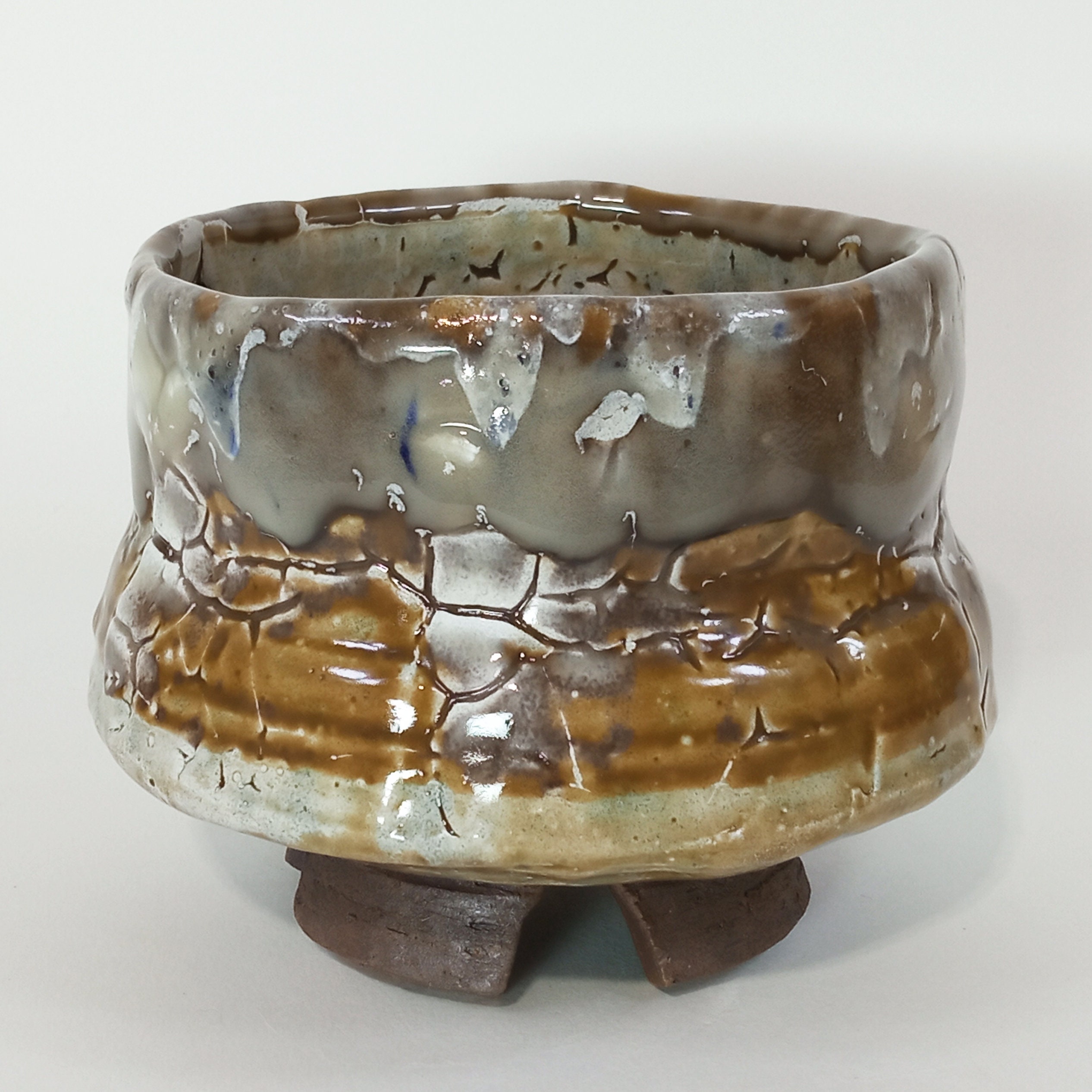 Chawan With Foot, 12.5 X 10 Cm. Handmade Teabowl. Stoneware Studio ...