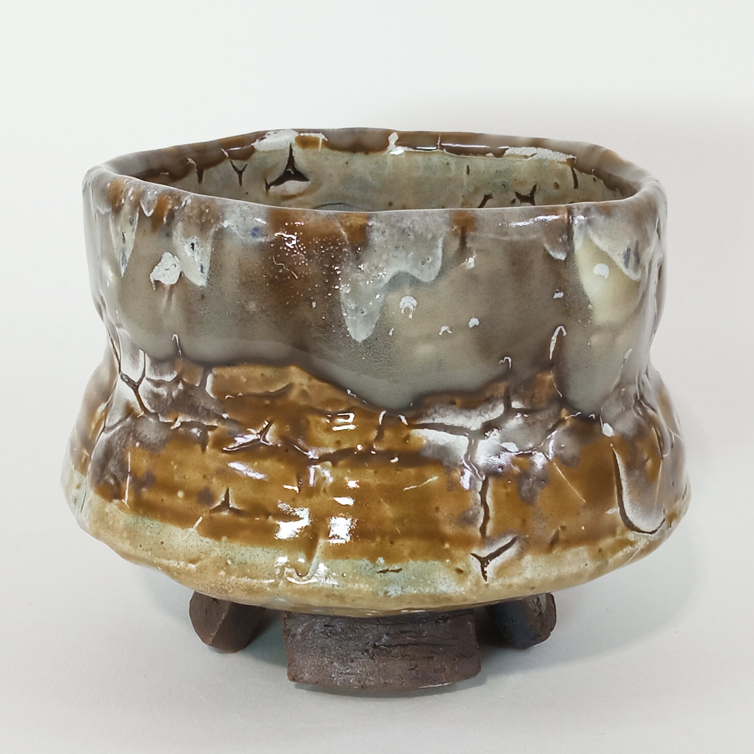 Chawan With Foot, 12.5 X 10 Cm. Handmade Teabowl. Stoneware Studio ...