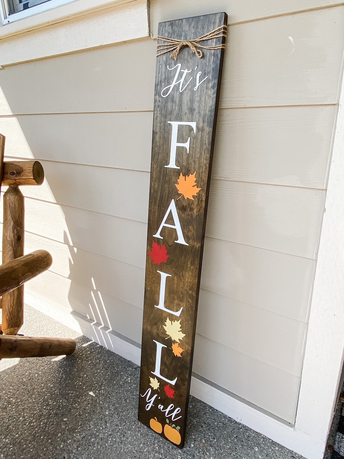 Fall Front Porch Sign - Etsy