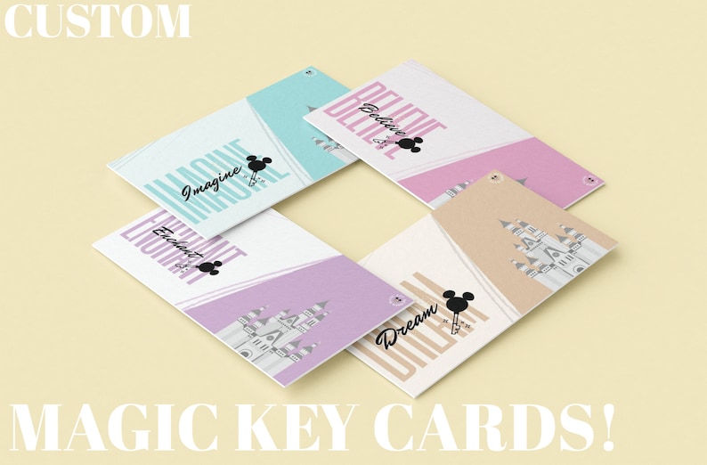 Magic Key Card Design, Annual Passholders, Custom Magic Key Card Design ...