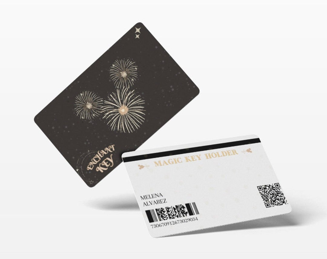 Magic Key Card Design, Annual Passholders, Custom Magic Key Card Design ...