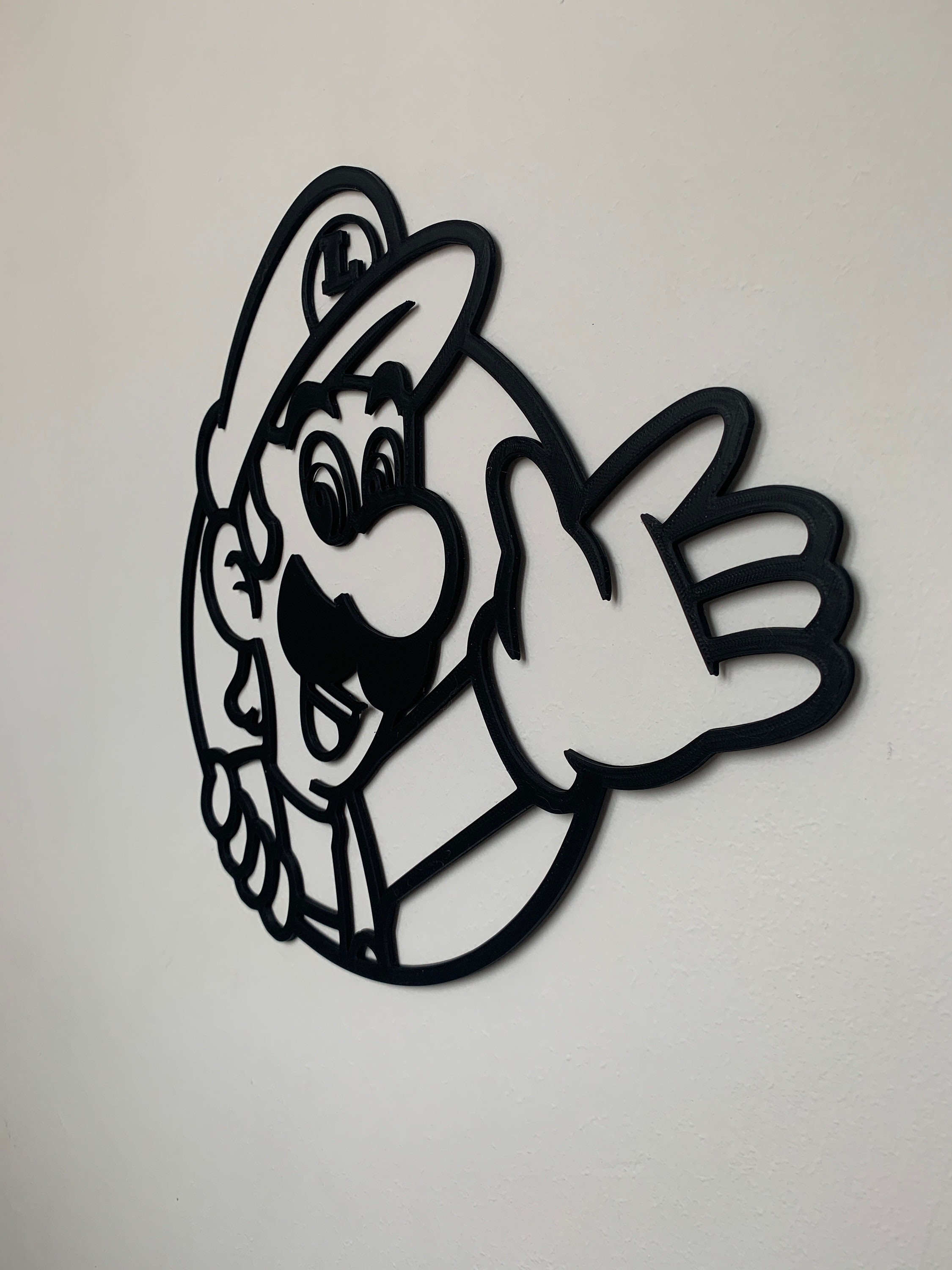 Luigi, Super Mario, Wall Decoration - Etsy