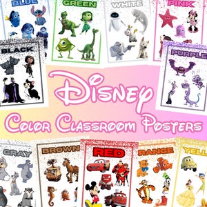 Classroom Color Posters - Etsy