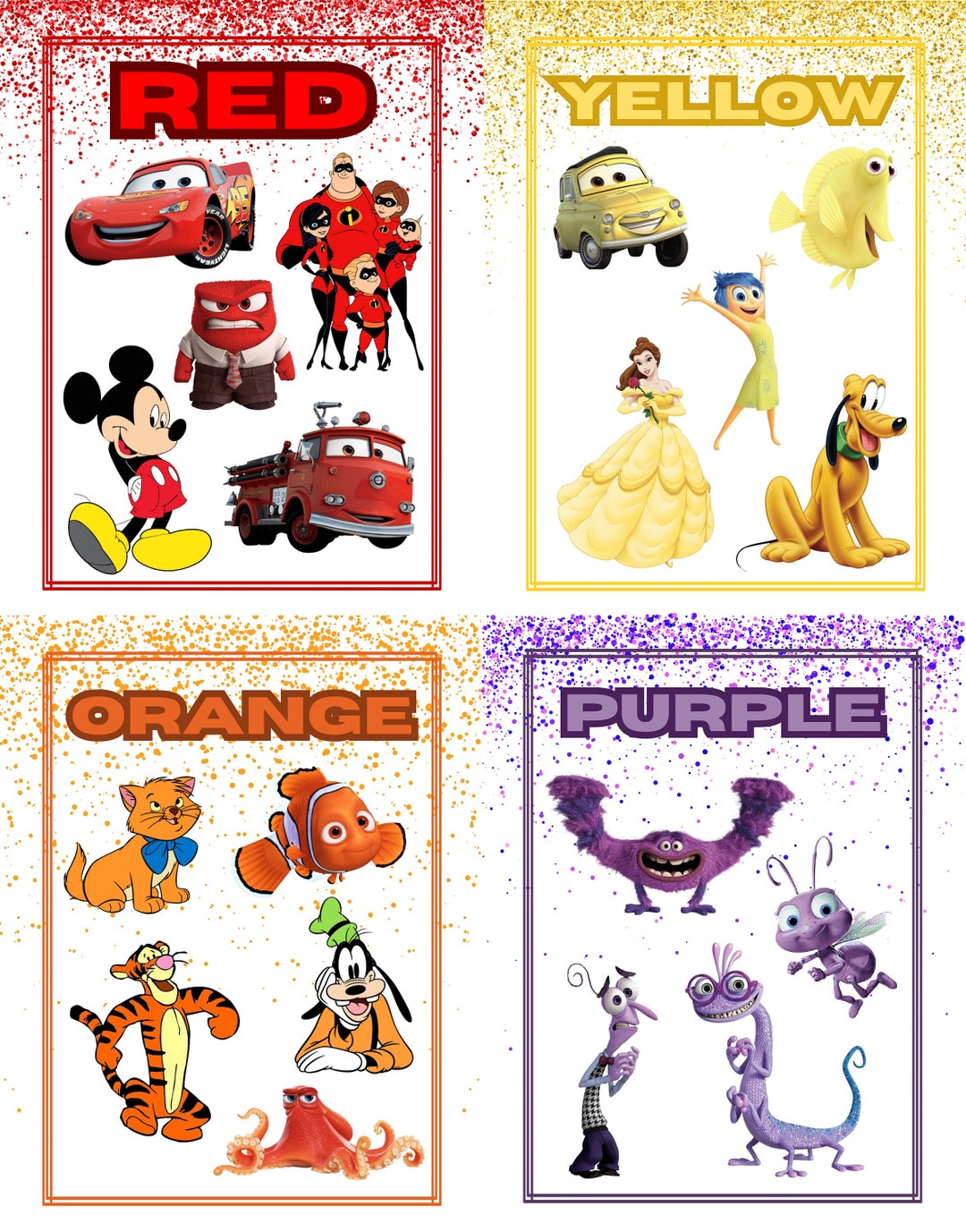 Classroom Color Posters - Etsy