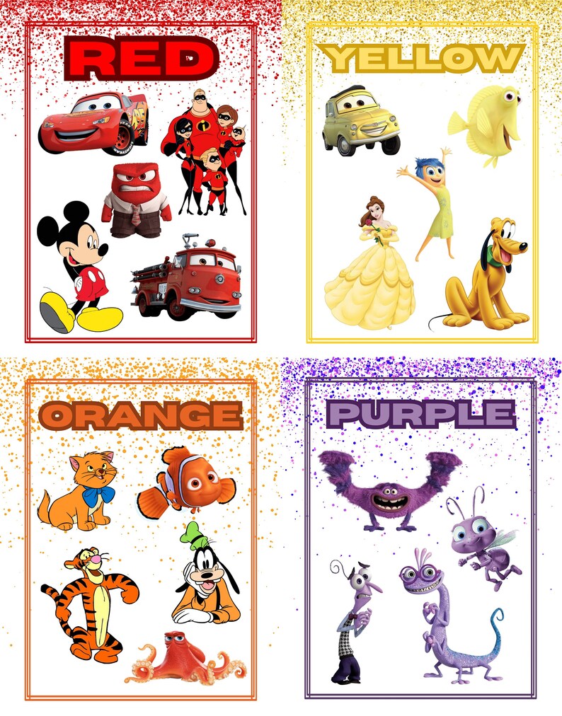 Classroom Color Posters - Etsy