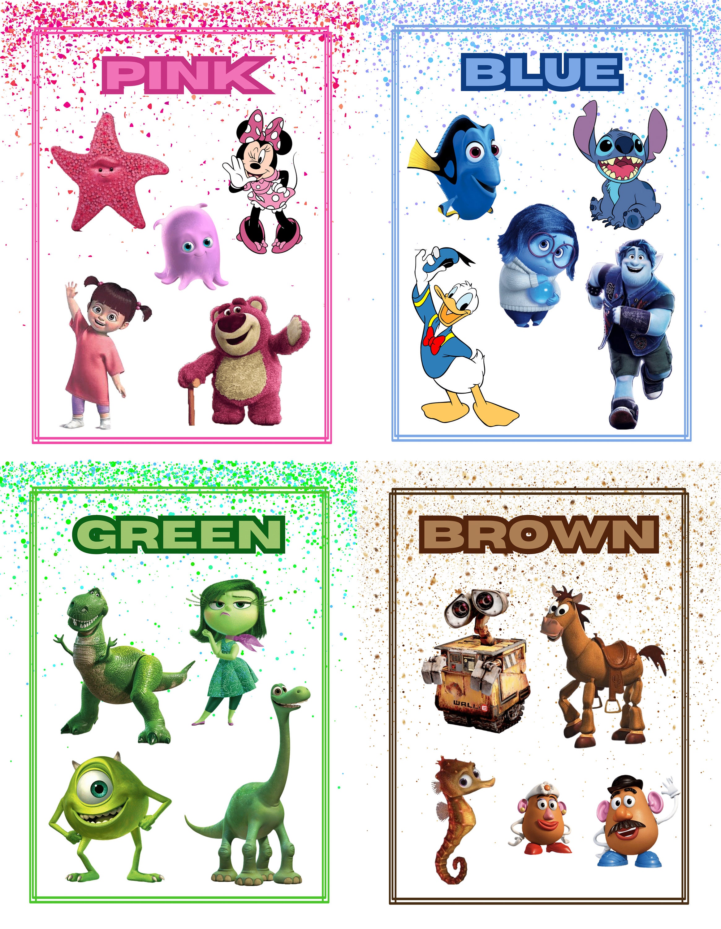 Classroom Color Posters - Etsy