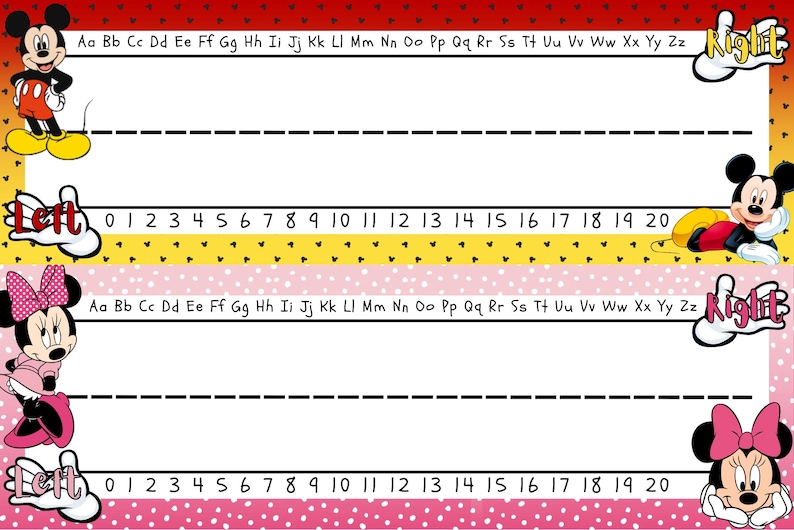 Classroom Name Tags - Classic Design - Etsy