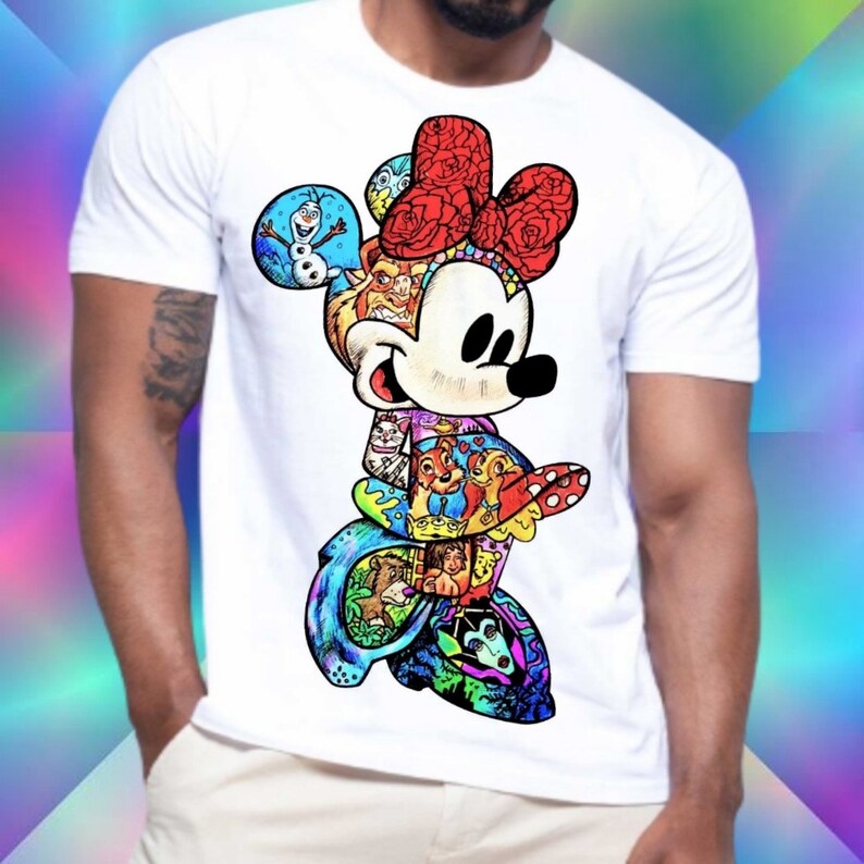 Cartoon Collage Characters Shirts - Etsy