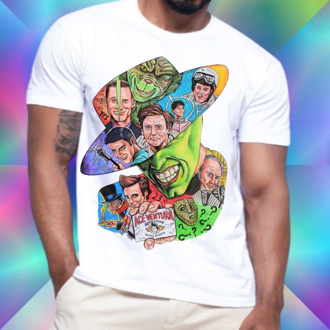Cartoon Collage Characters Shirts - Etsy
