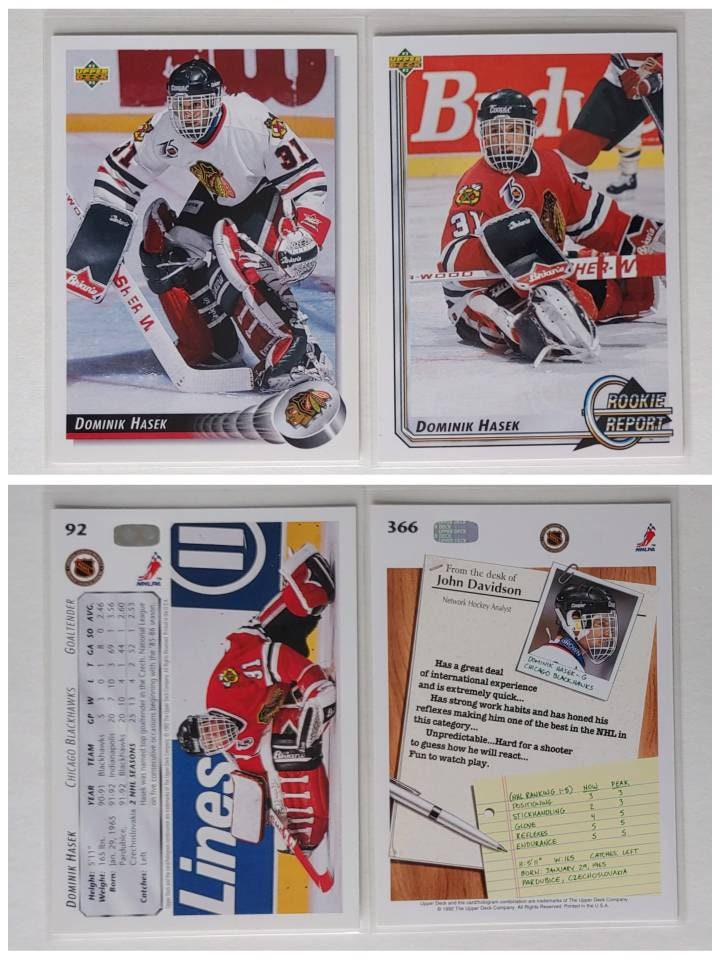 Dominik Hasek ROOKIE Cards + 11 Hockey Cards to Choose From! (1991-1995 ...