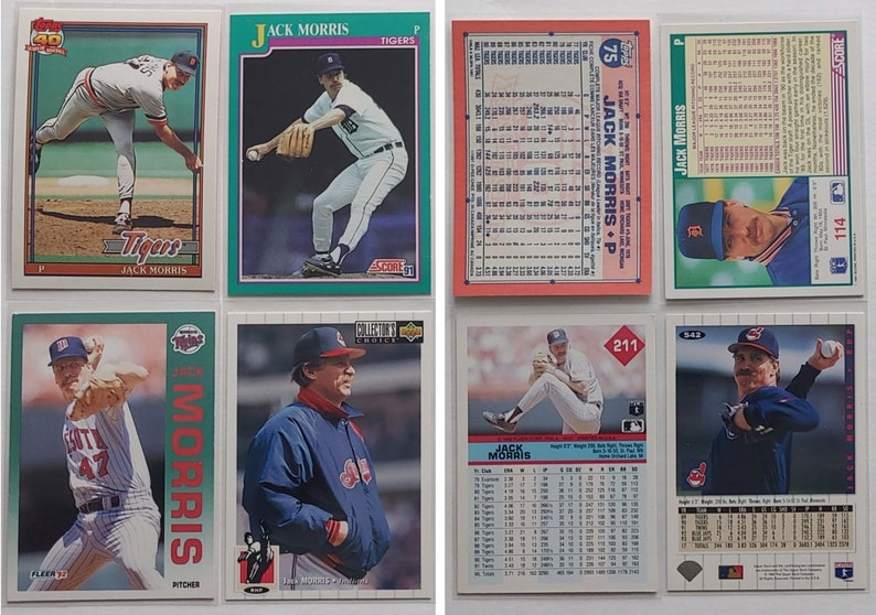 Jack Morris ROOKIE Card Included in 21-card Lot, 1978-1994 Detroit ...