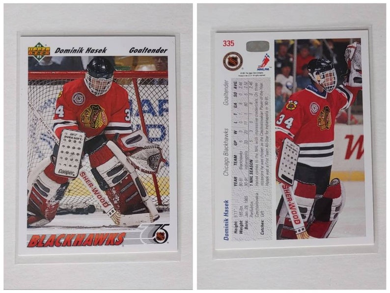 Dominik Hasek ROOKIE Cards + 11 Hockey Cards to Choose From! (1991-1995 ...