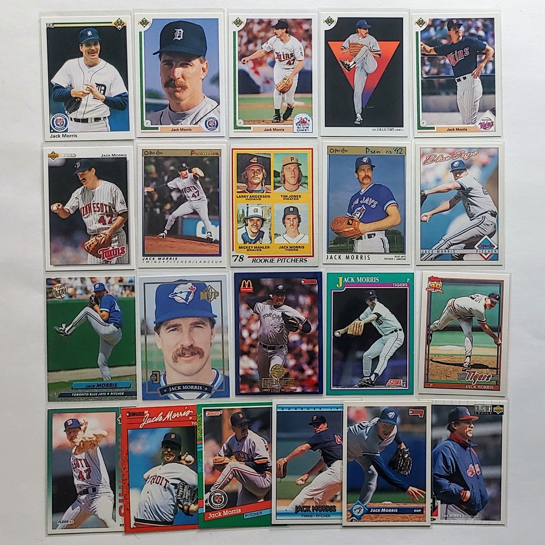 Jack Morris ROOKIE Card Included in 21-card Lot, 1978-1994 Detroit ...