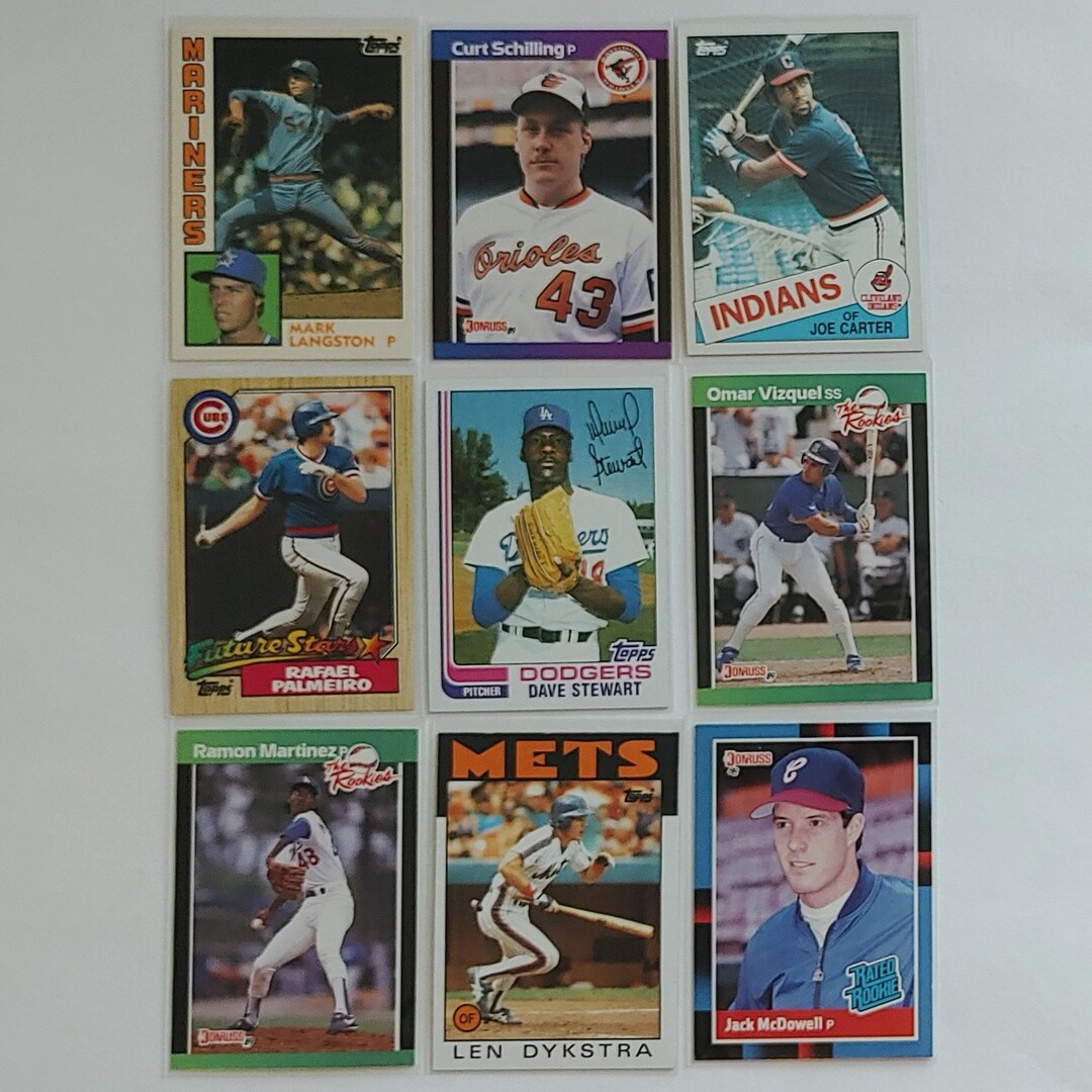 1980s Baseball ROOKIE Card Lot Lot of 9 Cards Includes - Etsy