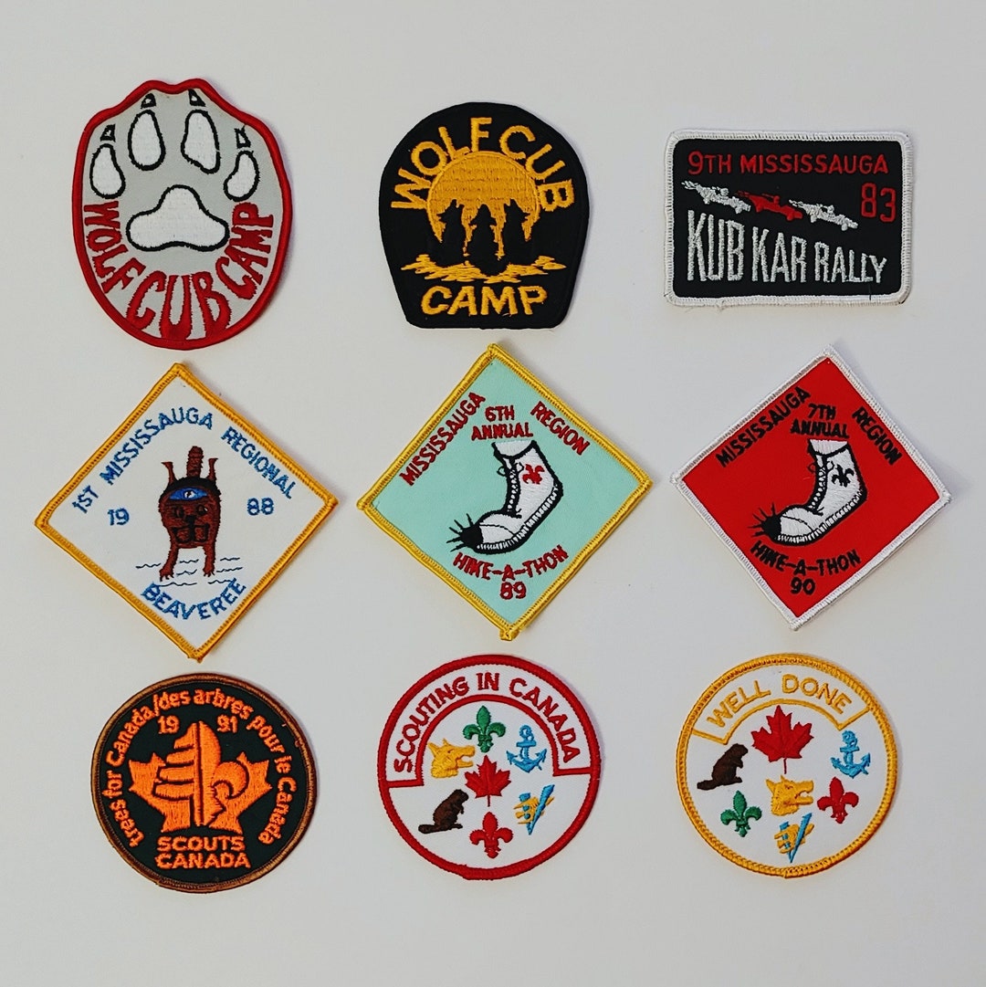 Vintage Scouts Canada Badges, 1980s-1990s | 9 Badges to Choose From! - Etsy
