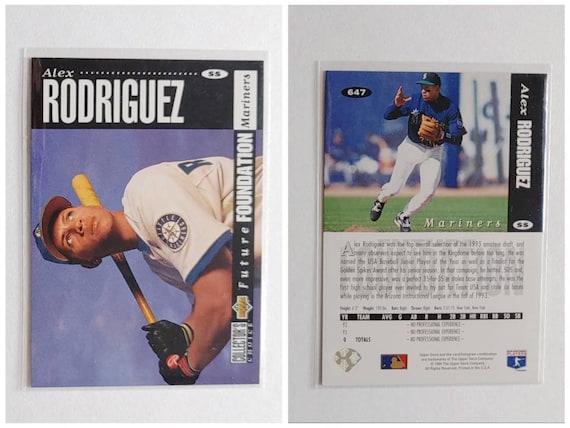 Alex Rodriguez Mariners Baseball Card