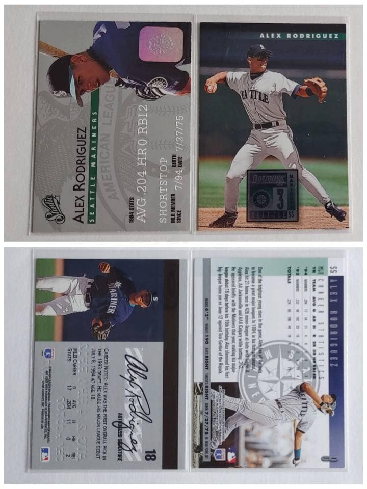 Alex Rodriguez ROOKIE Cards 18 Baseball Cards to Choose - Etsy