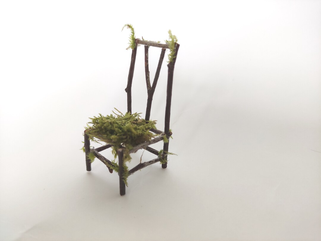 Miniature Fairy Chair soft , Fairy House Decor, Fairy Furniture, Fairy ...