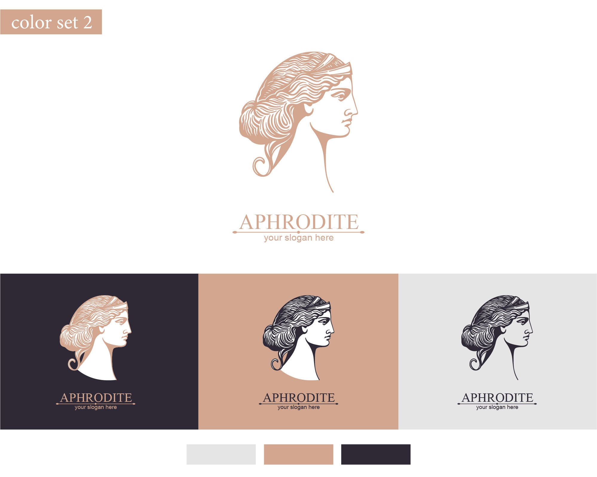 Aphrodite Logo Aphrodite Logo Stock Illustrations – 385 Aphrodite