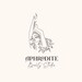 Hair Logo Design, Female Flowers, Head Drawing, Line Logo, Simple Stamp ...