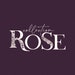 Rose Letters, Flowers Logo, Rose, Text Logo, Premade Logo, Boutique ...