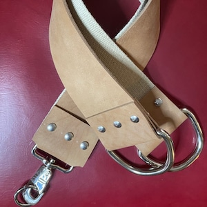 LARGE 3 Wide Horween Horsehide and Hemp Strop for Straight Razors - Etsy