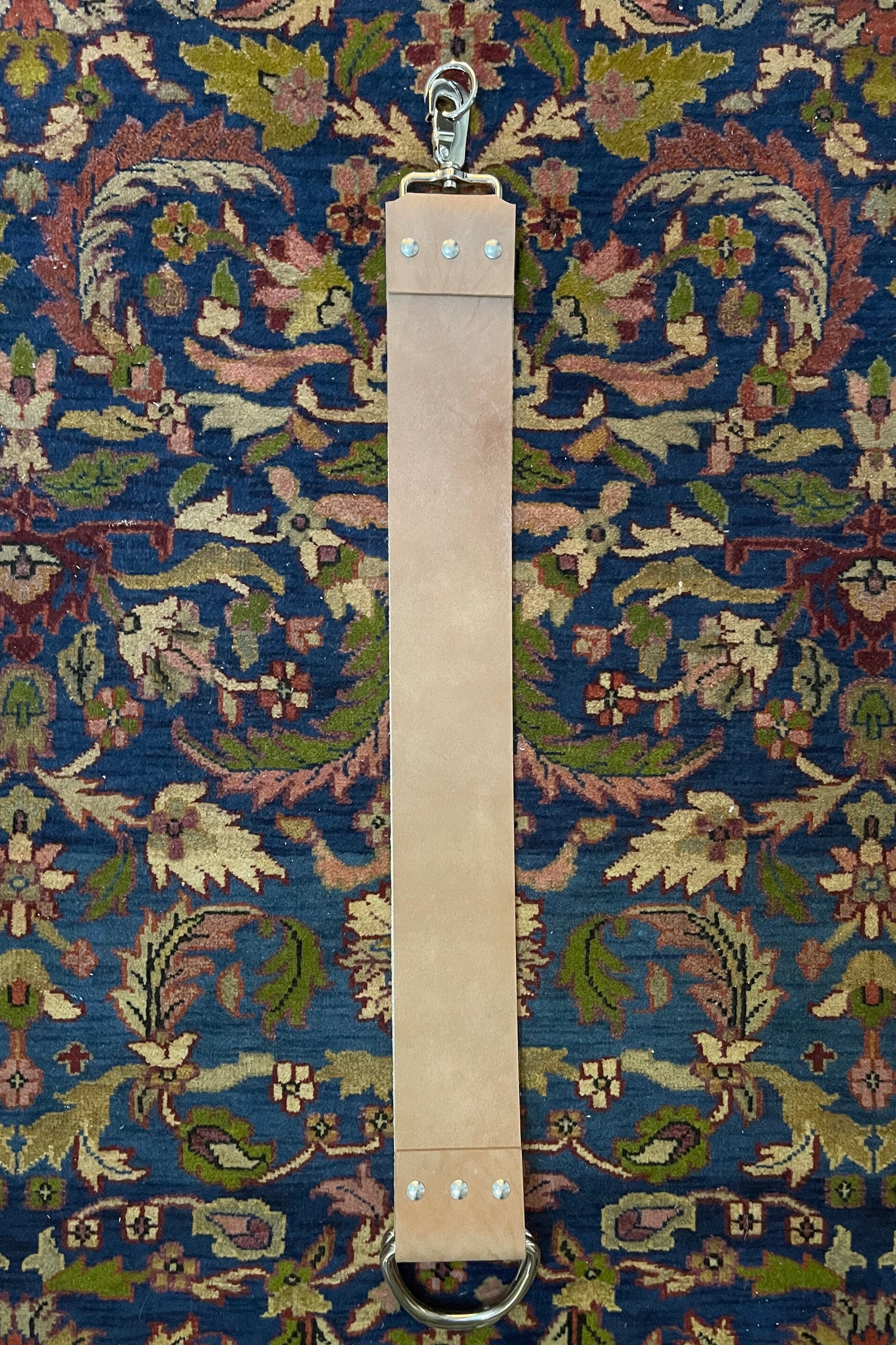 LARGE 3 Wide Horween Horsehide and Hemp Strop for Straight Razors - Etsy