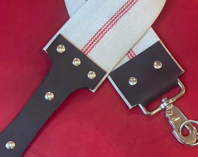 LARGE 3.25" Wide Flax Linen Canvas Strop for Straight Razors - Etsy