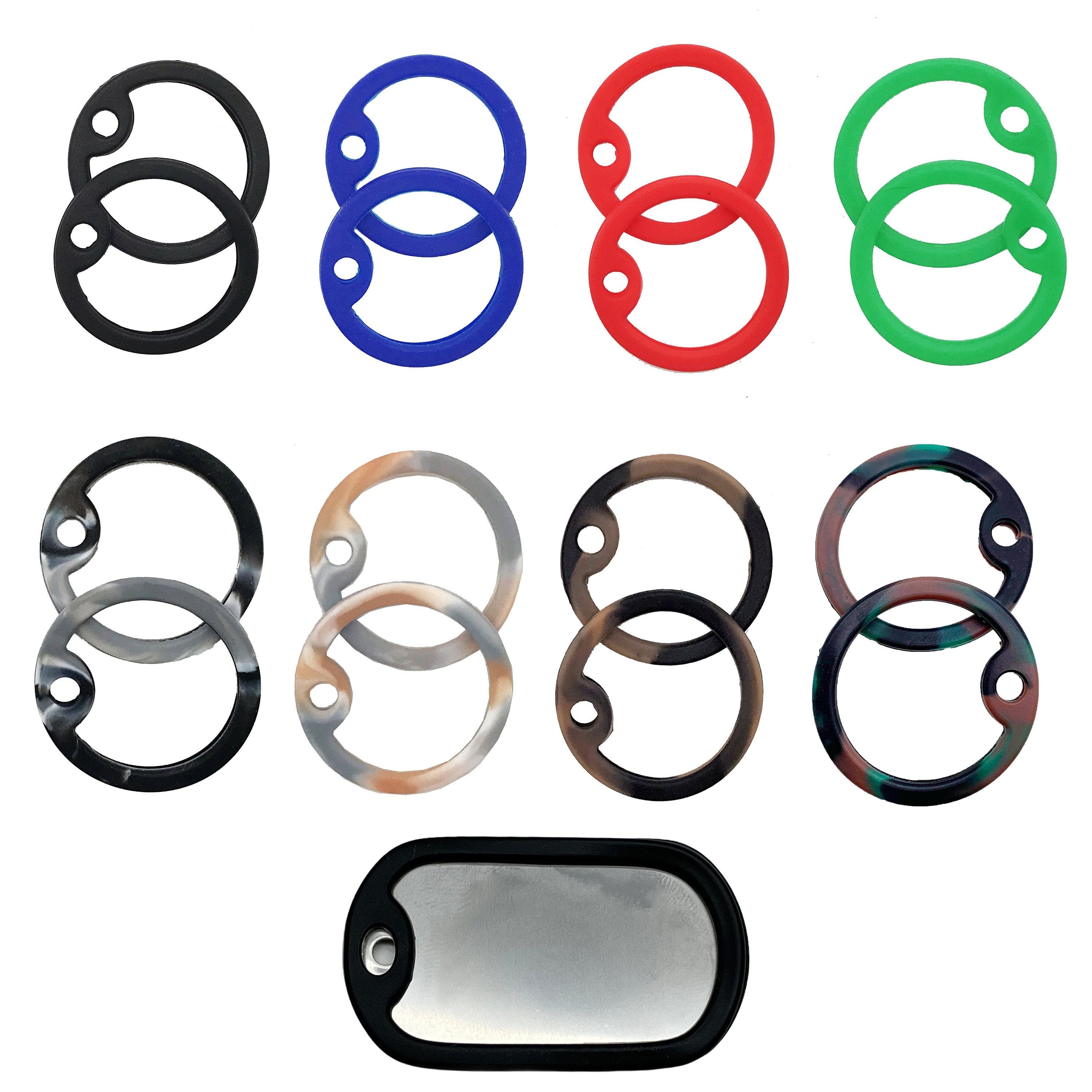 Tactical Rubber Dog Tag Silencers U.s. Military Army Airsoft - Etsy