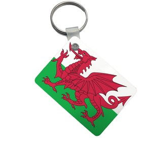 Country Flag ID Tags (keyrings) Double Sided Print World Flags - World ...