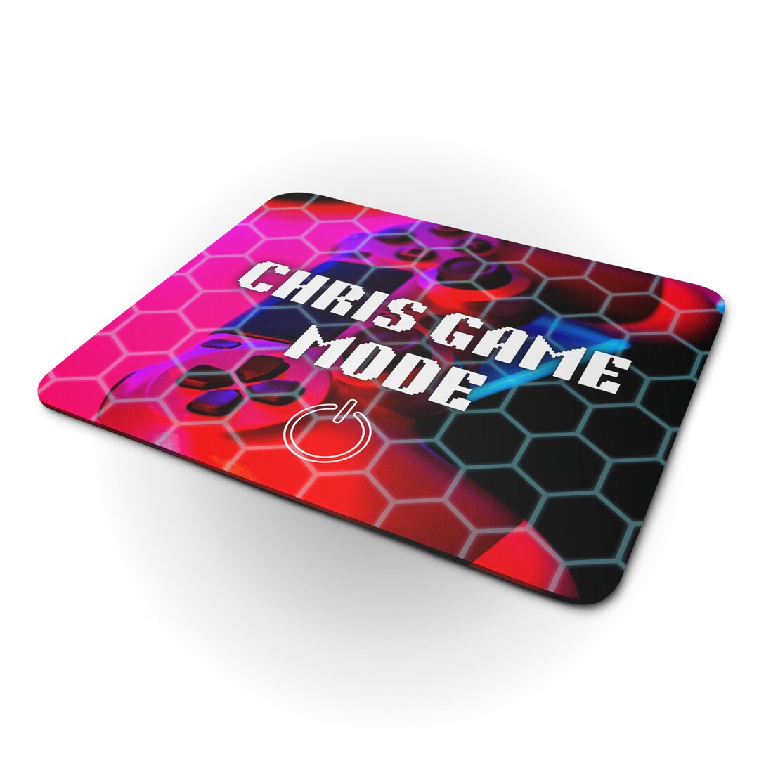 Personalised Gamer Mouse Mat - Customisable Game Mode Design Mouse Pad ...