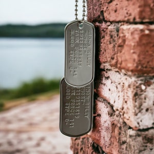Simon 'GHOST' Riley US Military Dog TAGS Detailed Replica Collector ...