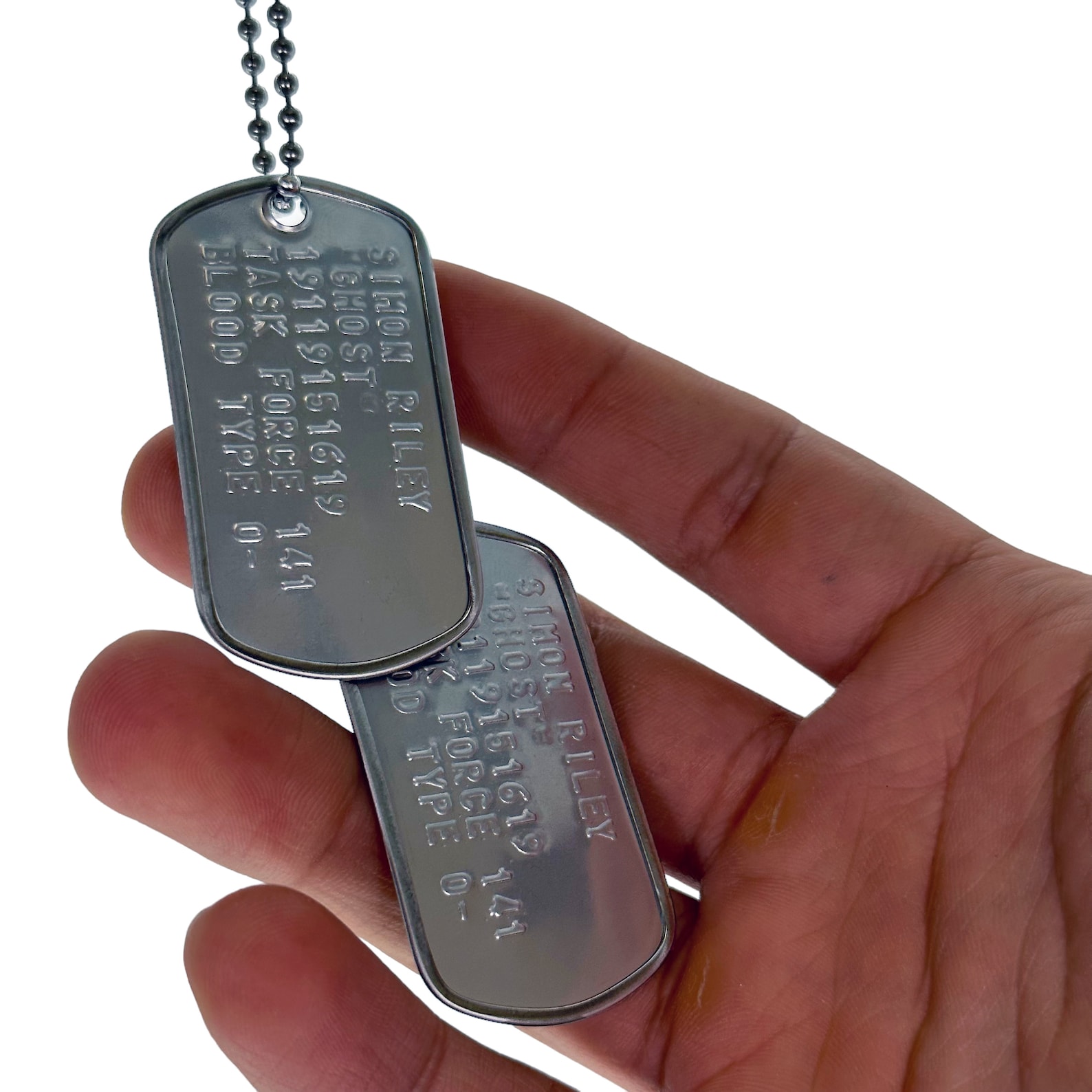 Simon 'GHOST' Riley US Military Dog TAGS Detailed Replica Collector ...