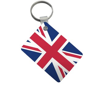 Country Flag ID Tags (keyrings) Double Sided Print World Flags - World ...