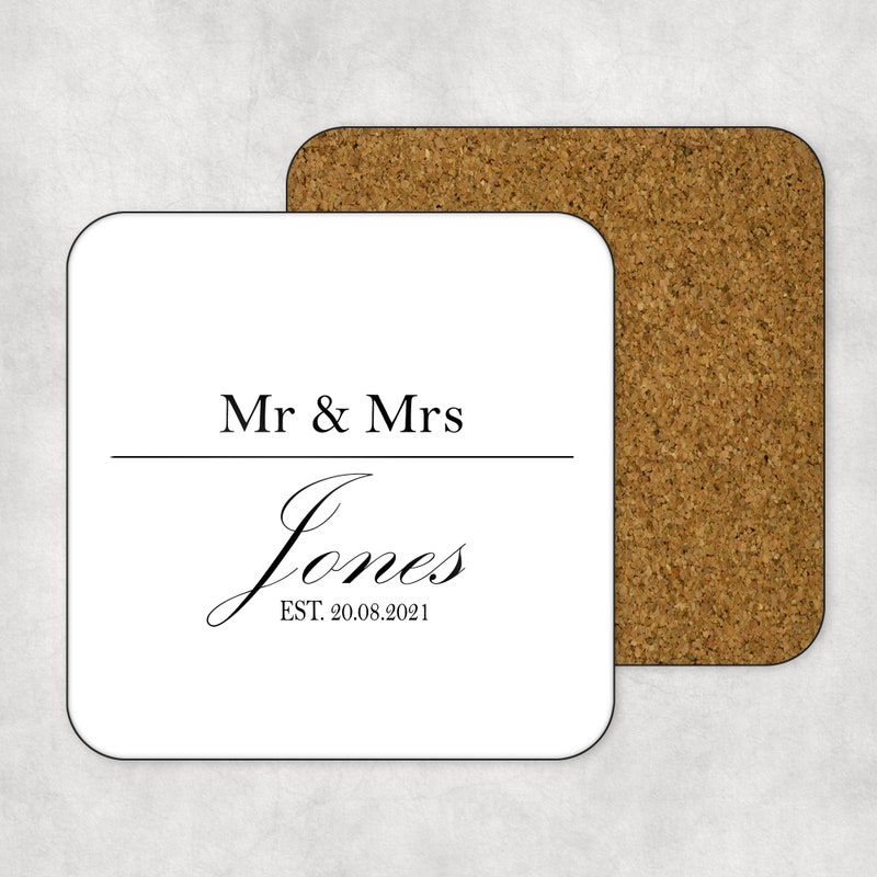 Wedding Coaster - Etsy UK