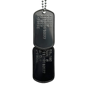 WADE Military Dog Tags - Costume Cosplay Prop Replica - Stainless Steel ...