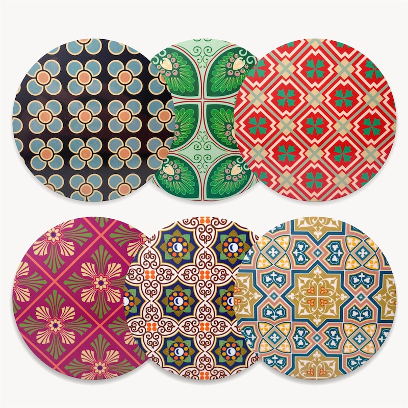 Moroccan Coasters - Etsy