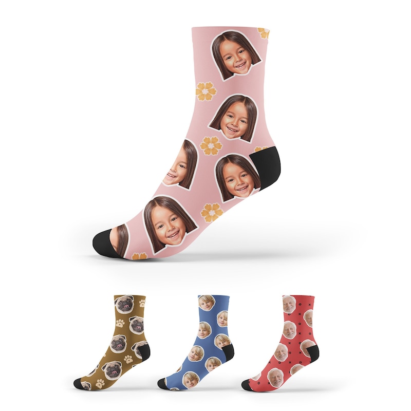 Photo Socks - Etsy