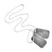 WOLVERINE LOGAN Brushed Steel Double Dog Tags Pendant Necklace - Ball ...