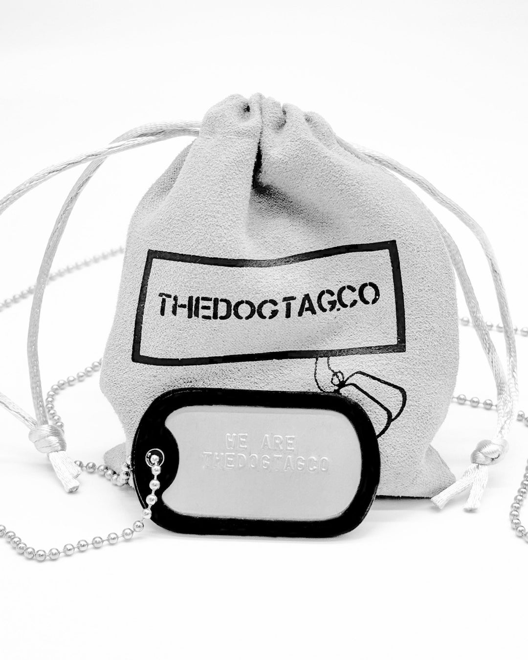 Embossed SINGLE TAG Set ID Dog Tag Personalised Army Id Tag Free ...