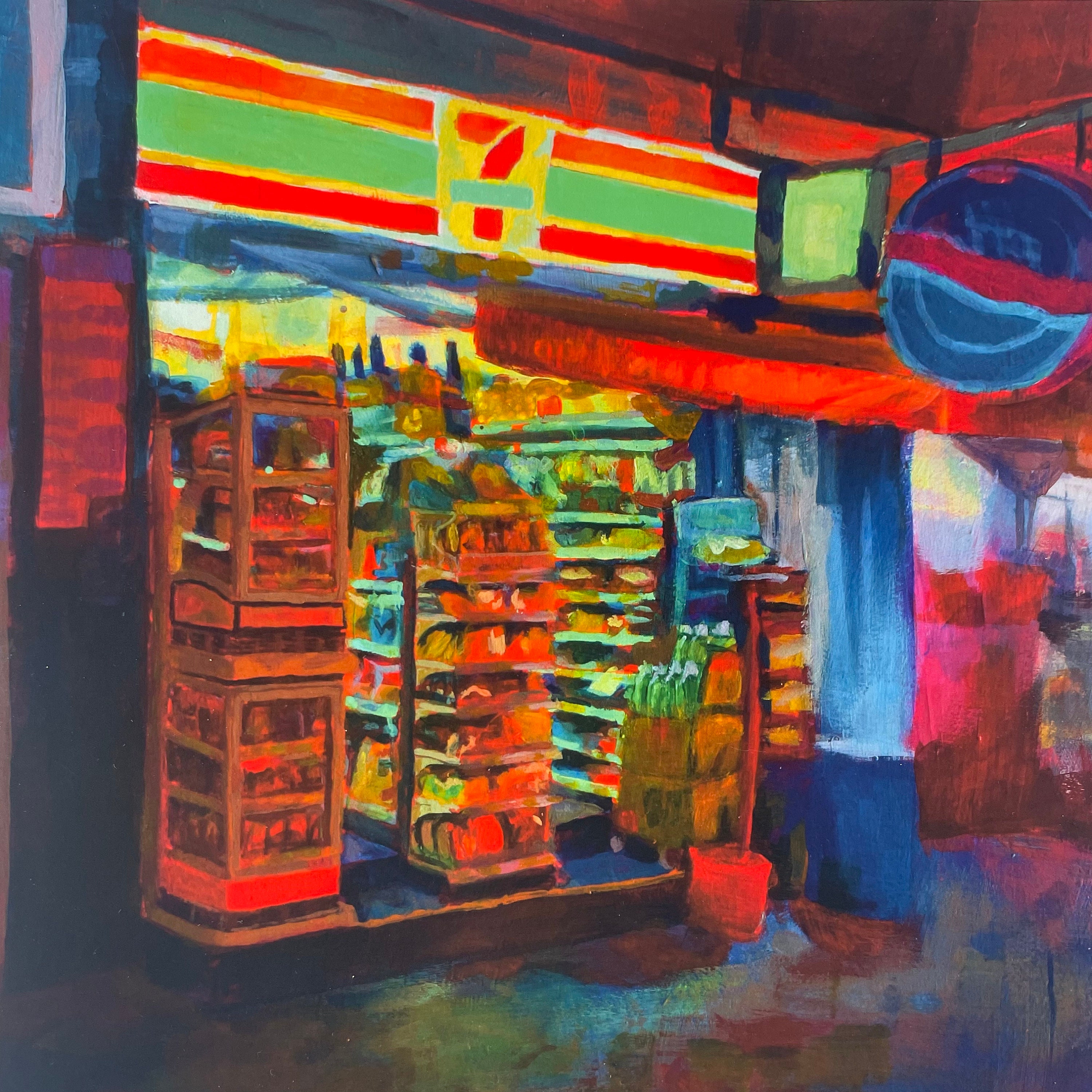 Convenience Store - Art Print - Etsy