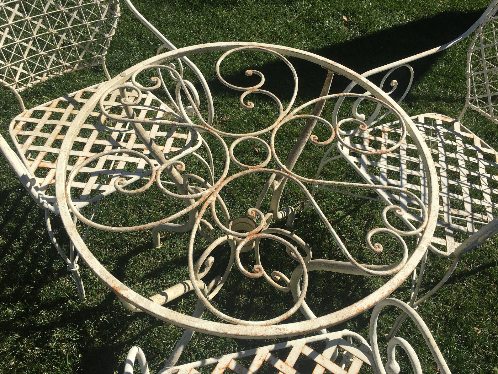 Vintage French Bistro Patio Set - Etsy