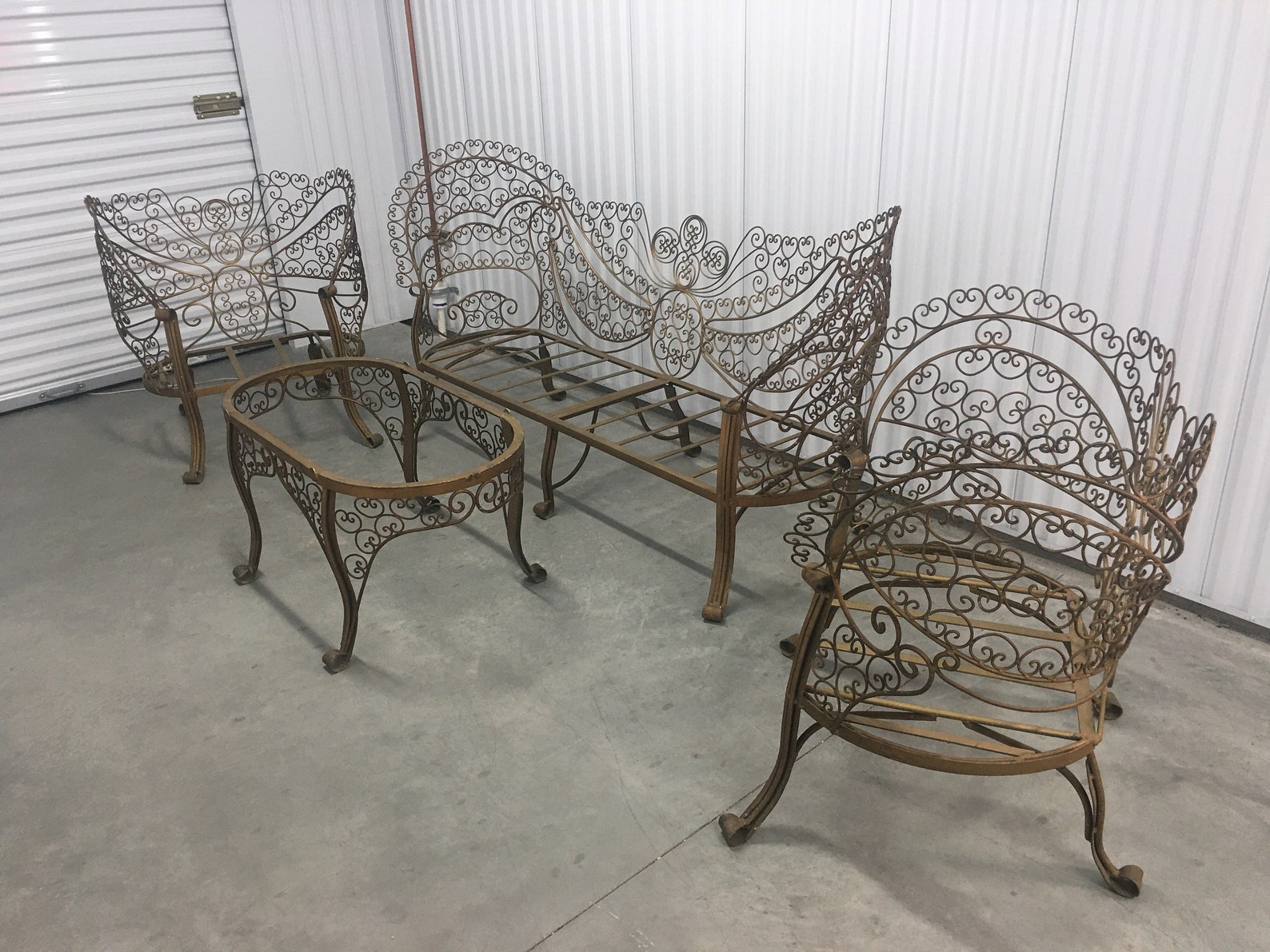 Hand Made 1950s Intricate Butterfly Patio Set - Etsy